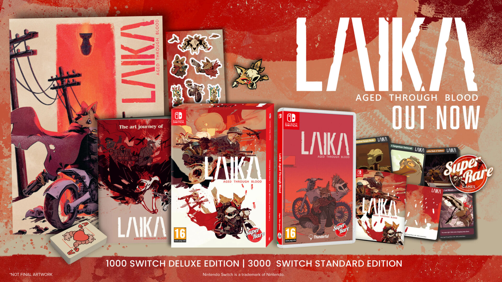 Laika Aged Through Blood Physical Edition – Out Now! | Thunderful Games