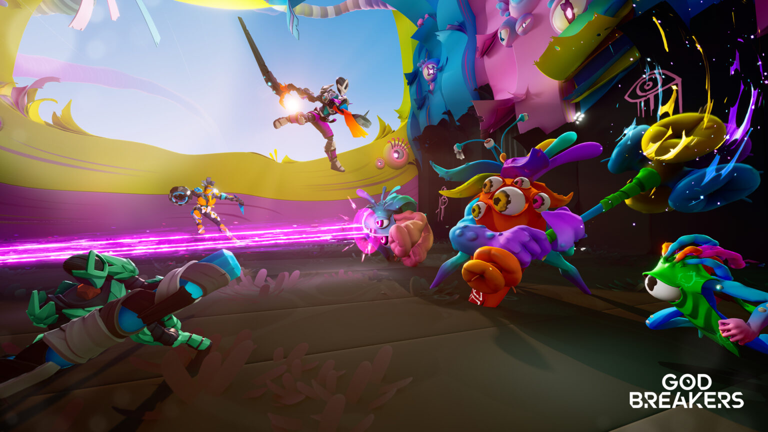GODBREAKERS IS OUT NOW ON STEAM, PS5, AND EPIC GAMES STORE! | Thunderful Games